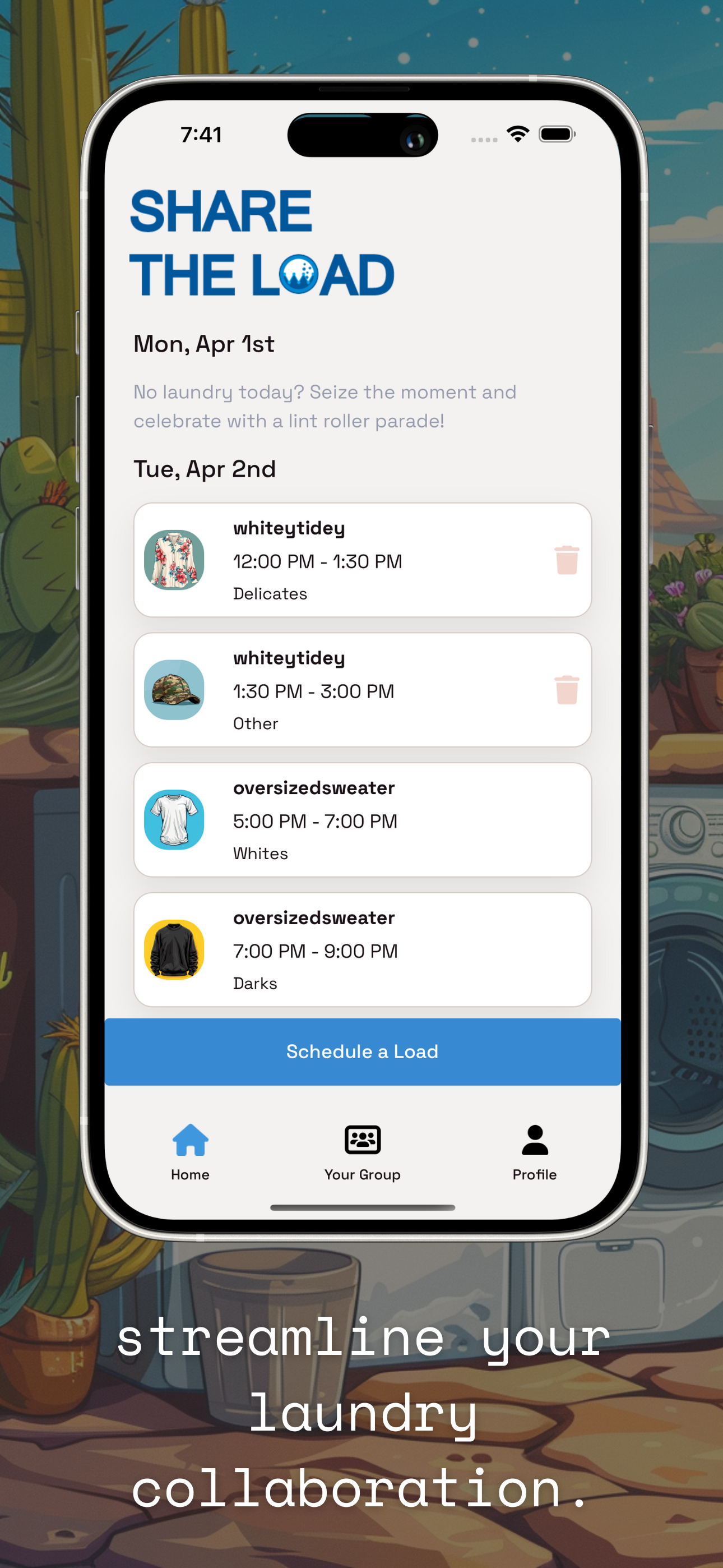 GitHub - Share-The-Load/share-the-load: Household Laundry Scheduler